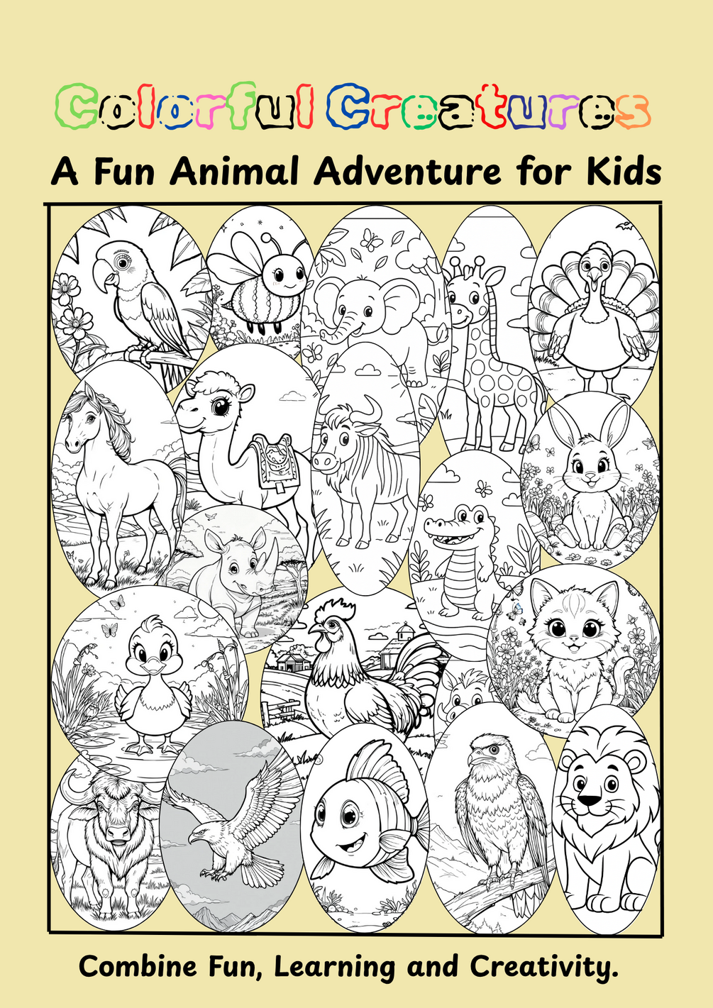 Colorful Creatures-A Fun Animal Adventure for Kids