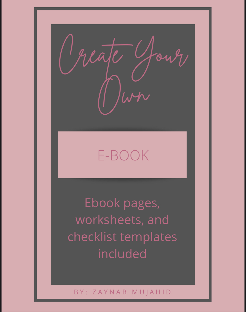 Create Your Own E-Book