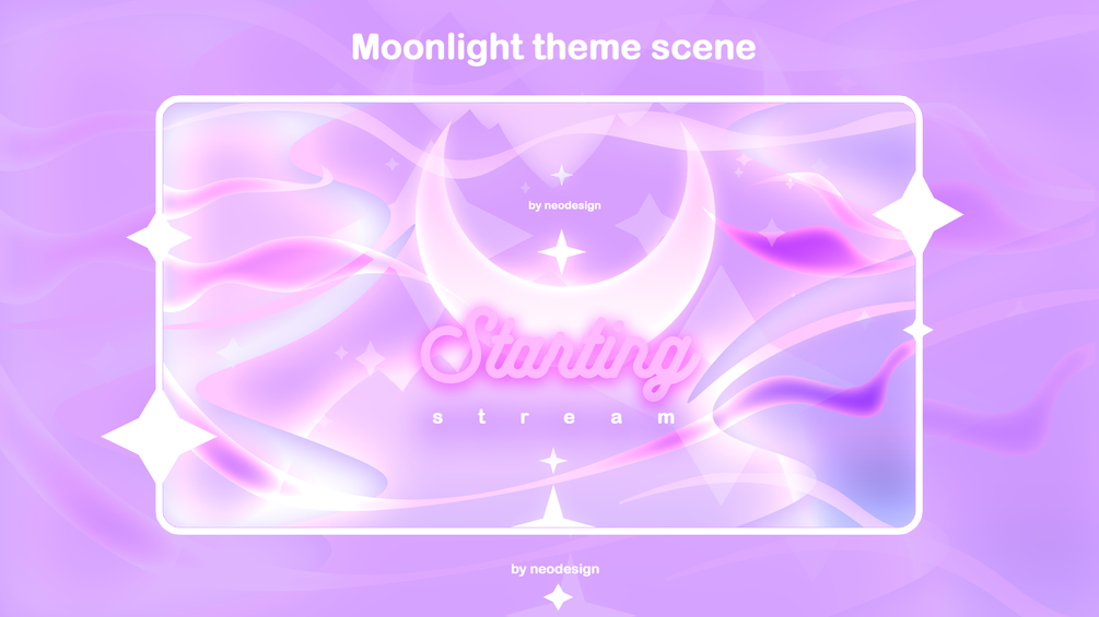 Free Moonlight theme scene overlay - by neodesiggn