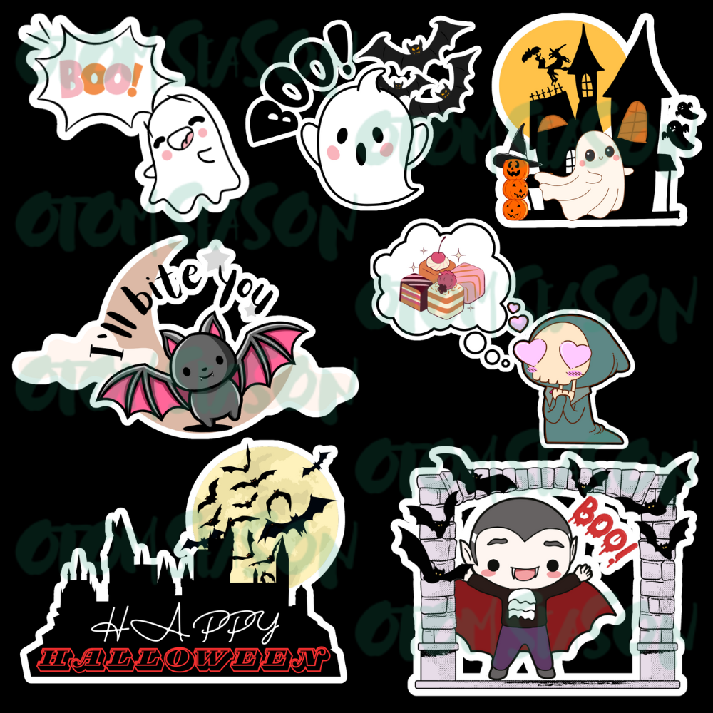 Printable Stickers | Halloween Stickers (15 Adorable Sticker Designs)