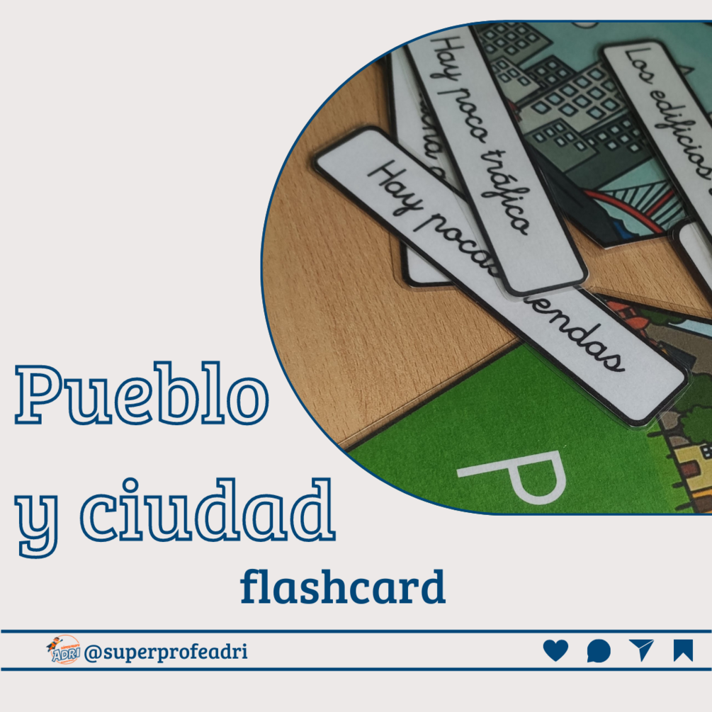Pueblo y ciudad flashcards