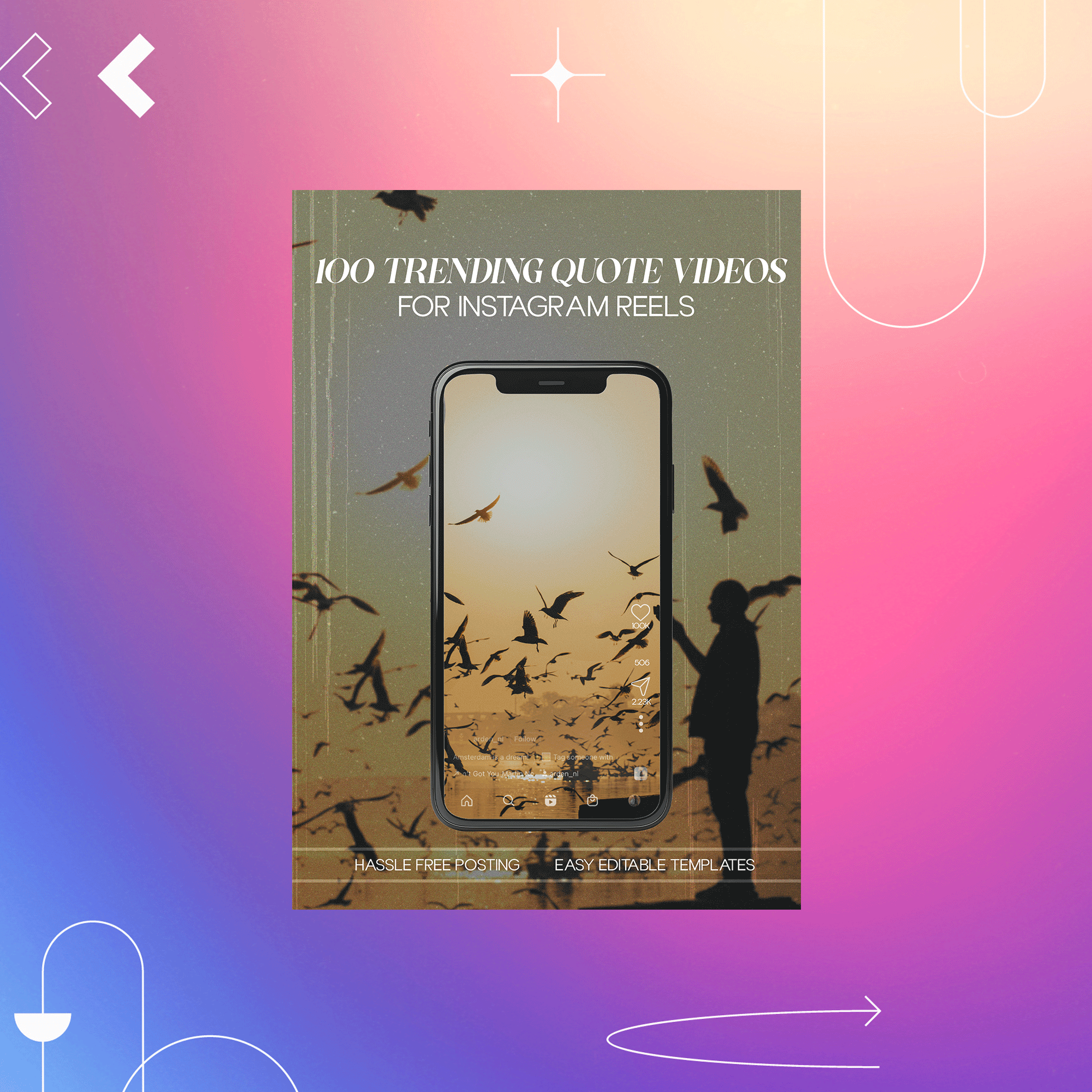 1000+ Instagram Reels and Post Pack - Instagram Mega Bundle