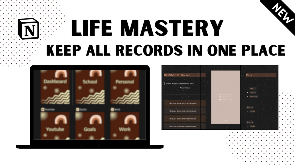 Life Mastery- Keep All Records In one Place