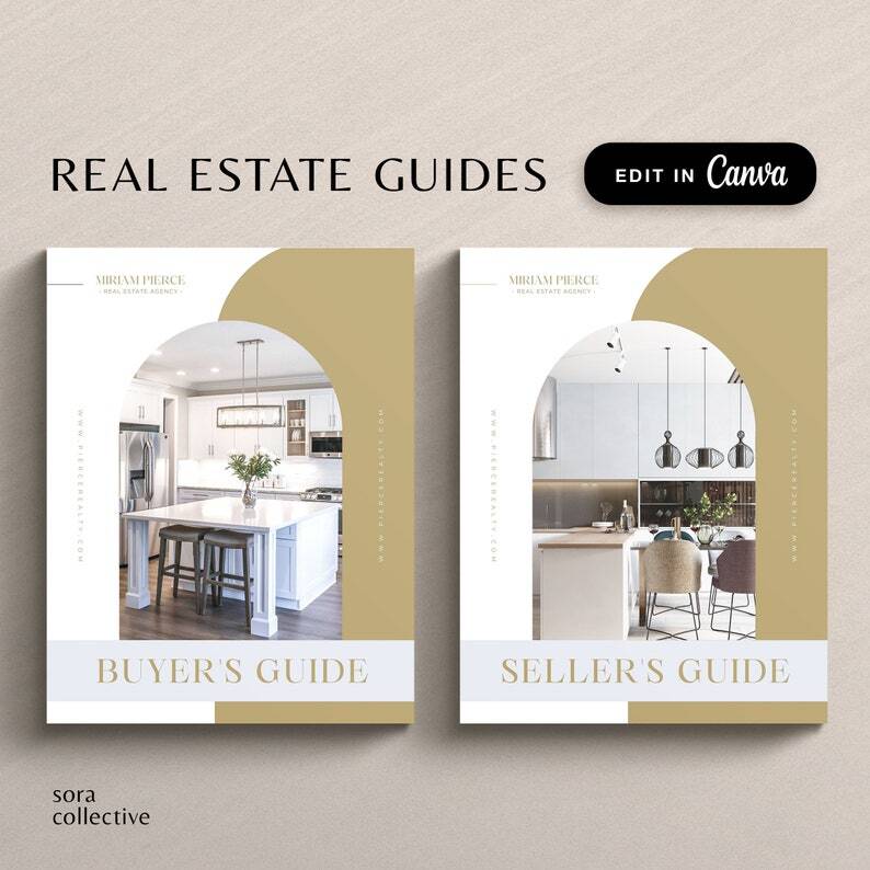 Real Estate Home Buyer and Seller Guide Bundle, Real Estate Template ...