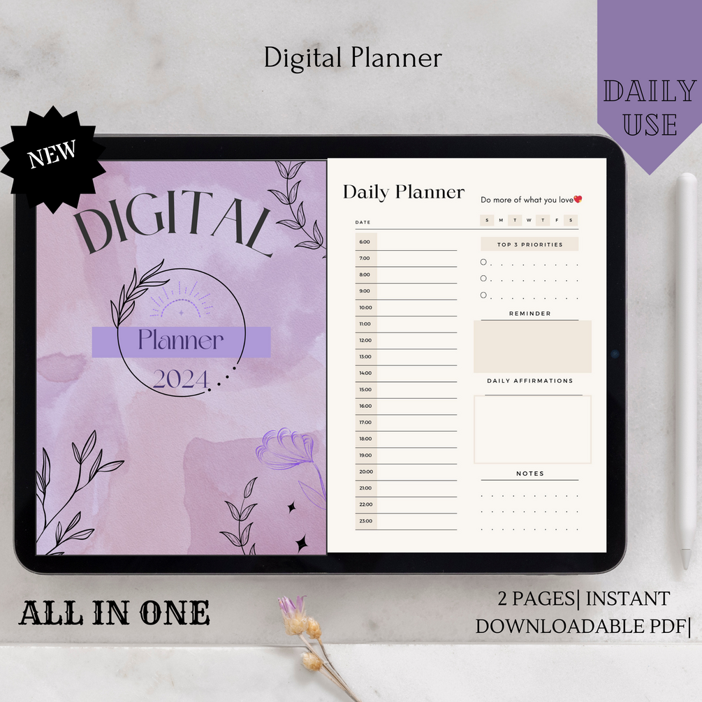 Digital Planner for Daily Productivity