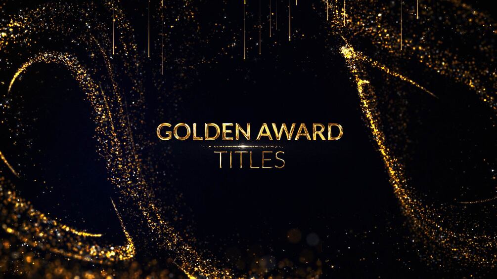 Gold Award Titles - After Effects Project