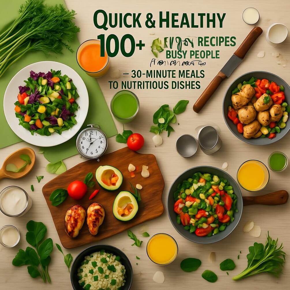 Quick & Healthy 100+ Easy Recipes for Busy People – From 30-Minute ...