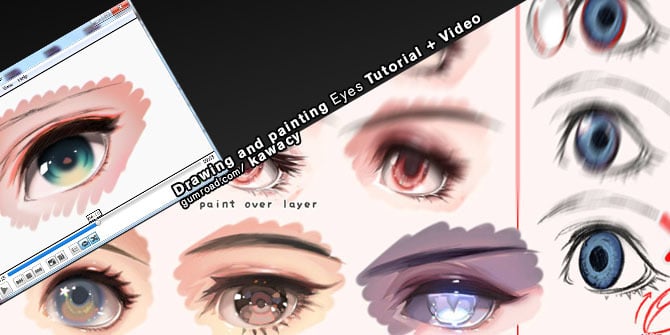 Drawing and Painting Eyes Tutorial