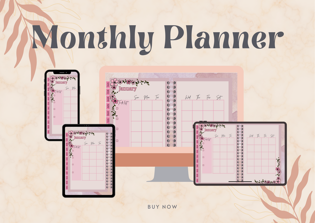 Hyperlinked Digital Planner 2025 – Undated PDF for GoodNotes ...