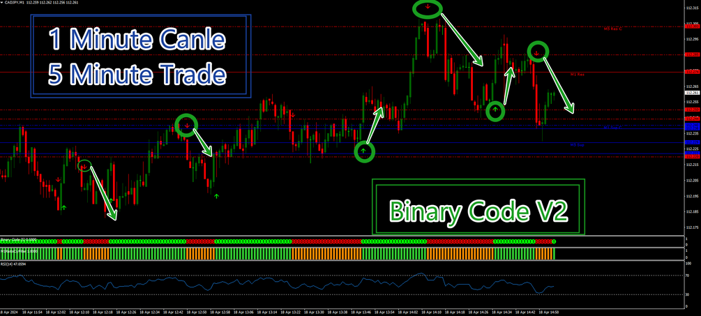 Binary Code V2 (2024) For 5 Minute Trade | 100% Profitable