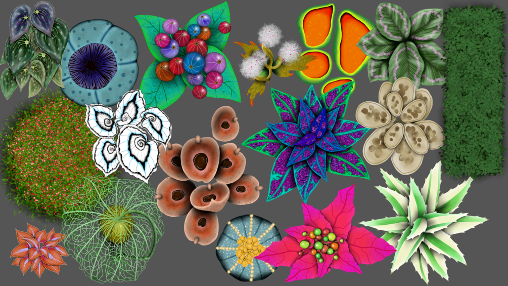 VTT Art Tokens - Plants pack No.1