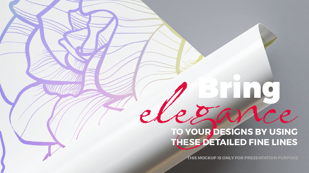 Hand drawn vector roses with line art, fill and vector colored details ...