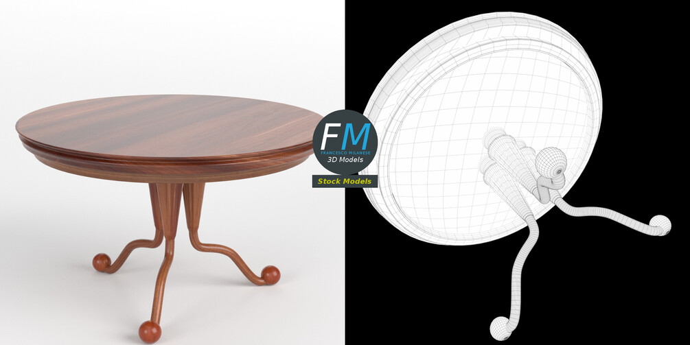3D MODEL - Table desk 13