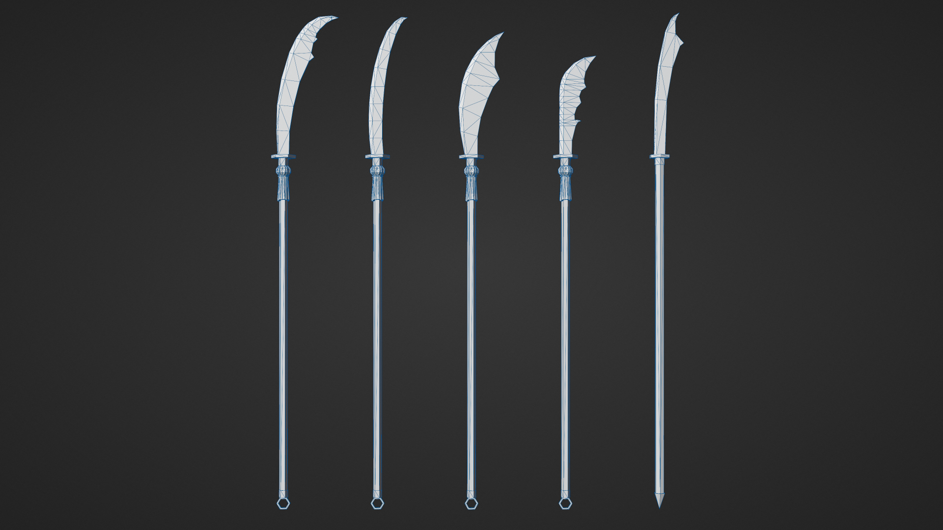 Low Poly Melee Weapons Asset Pack – 25 Historical Chinese Weapons for ...