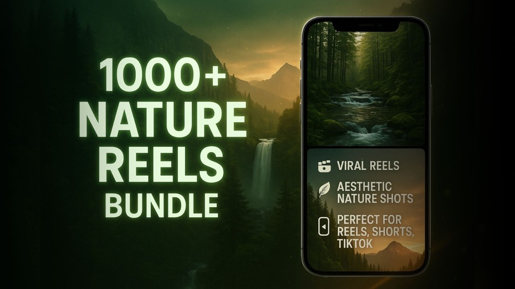 1000+ Nature Reels Bundle – Cinematic Videos for Reels, Shorts, TikTok ...