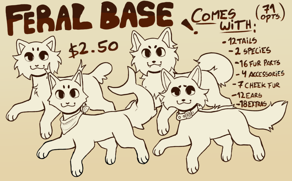 Chibi feral base