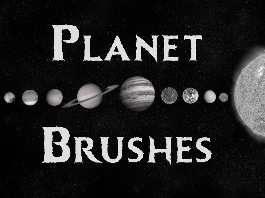 Planet and sun brushes - procreate