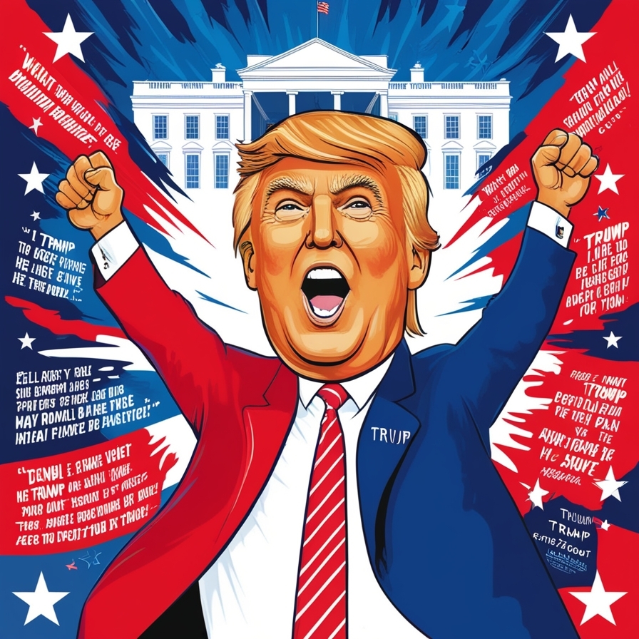 Trump Triumph: 3 Digital Prints Celebrating the Best President