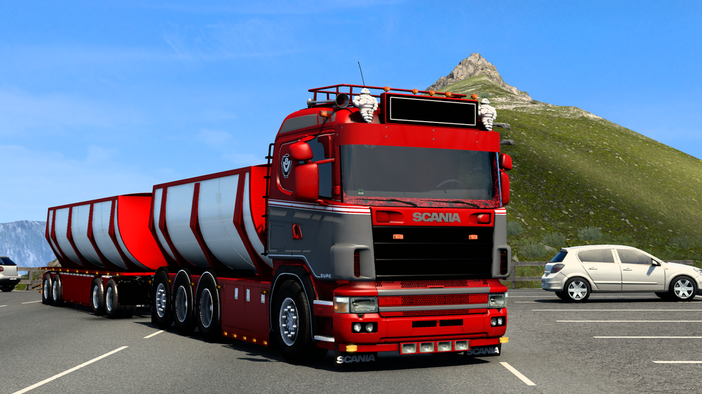 [ETS2 1.50.x] Scania 144L Lowcab Asphalt Truck