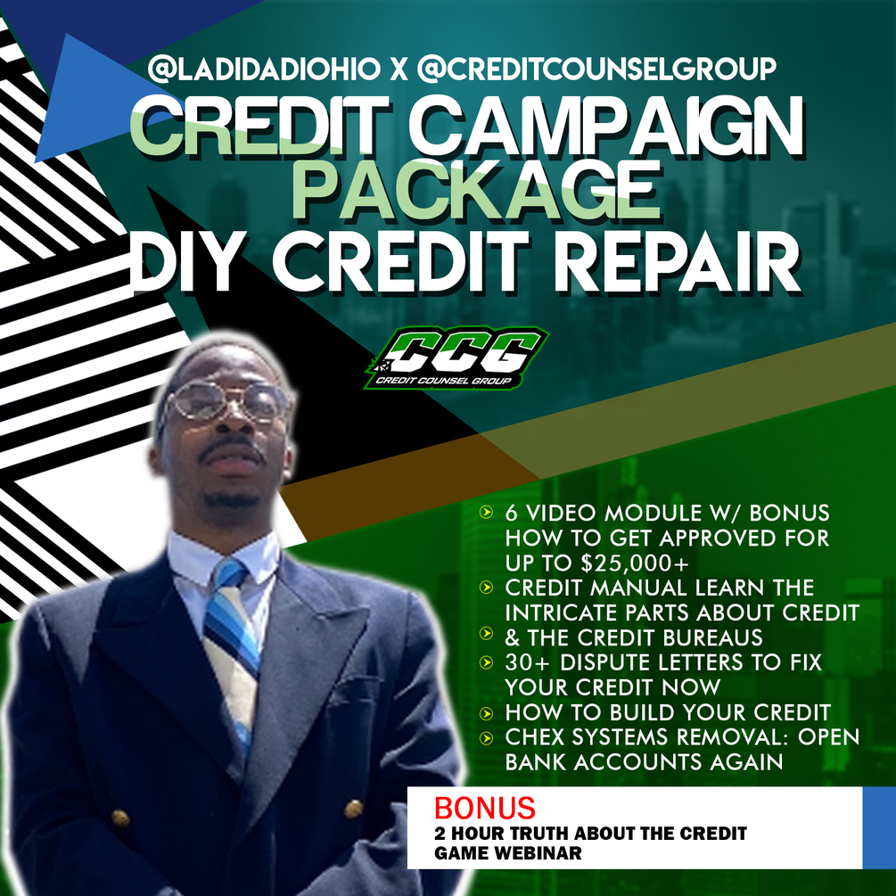 DIY CREDIT REPAIR PACKAGE