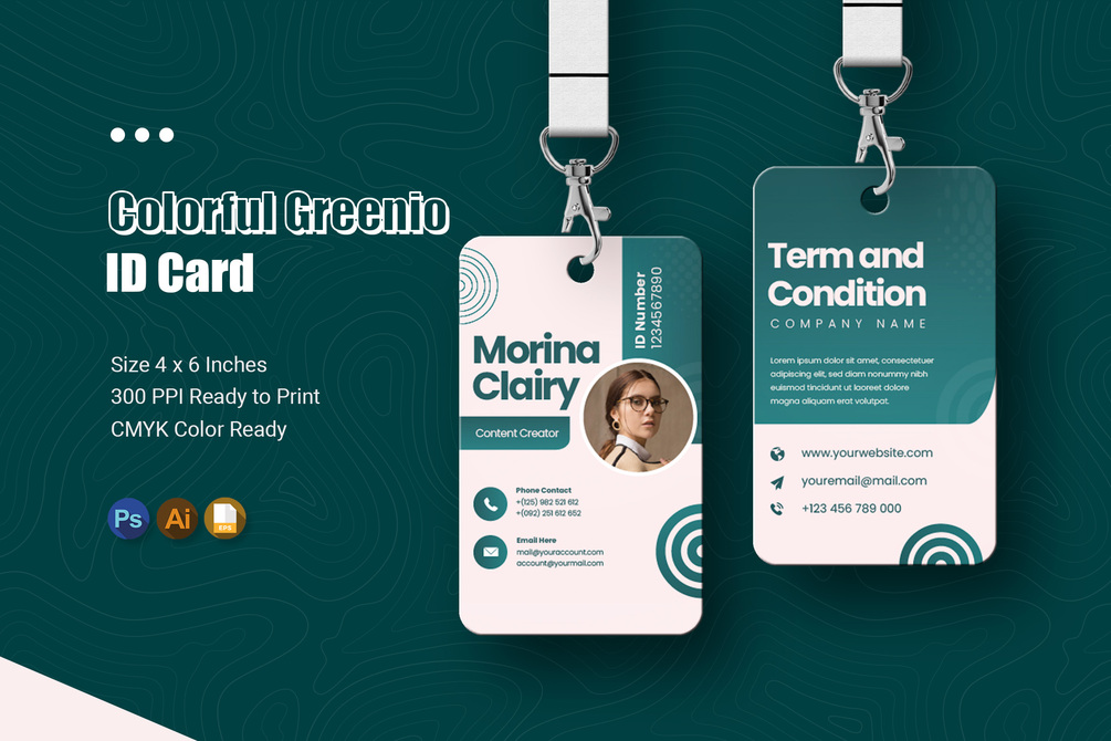 Colorful Greenio ID Card
