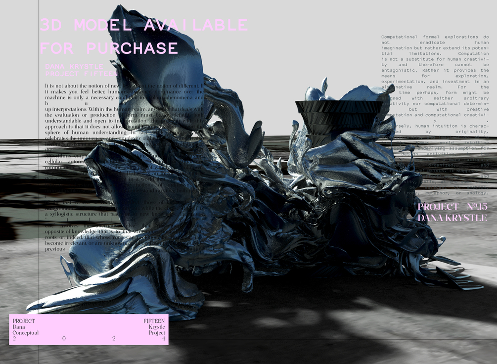 PROJECT FIFTEEN- Architecture 3D CONCEPT - Experimental Design