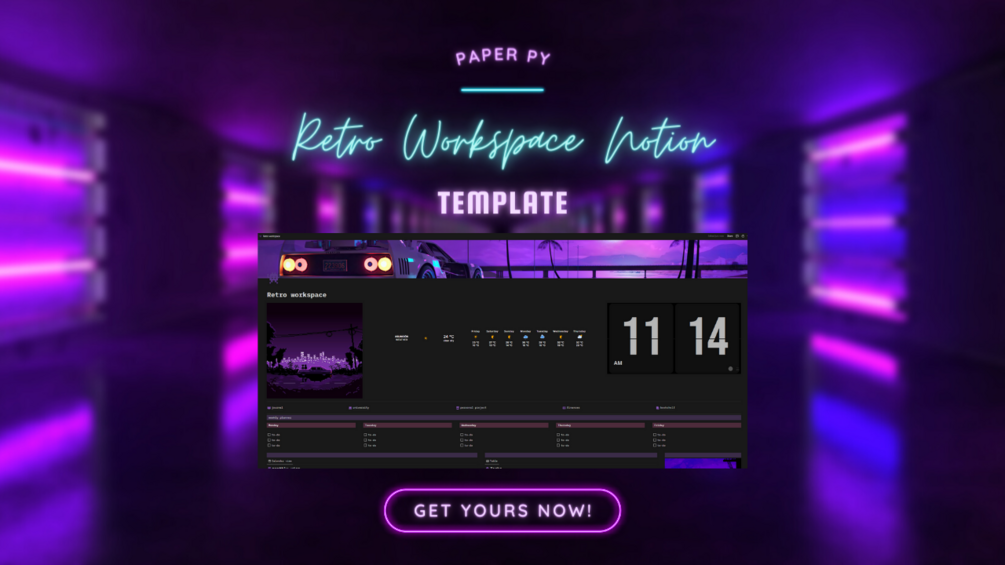 Notion Retro Workspace