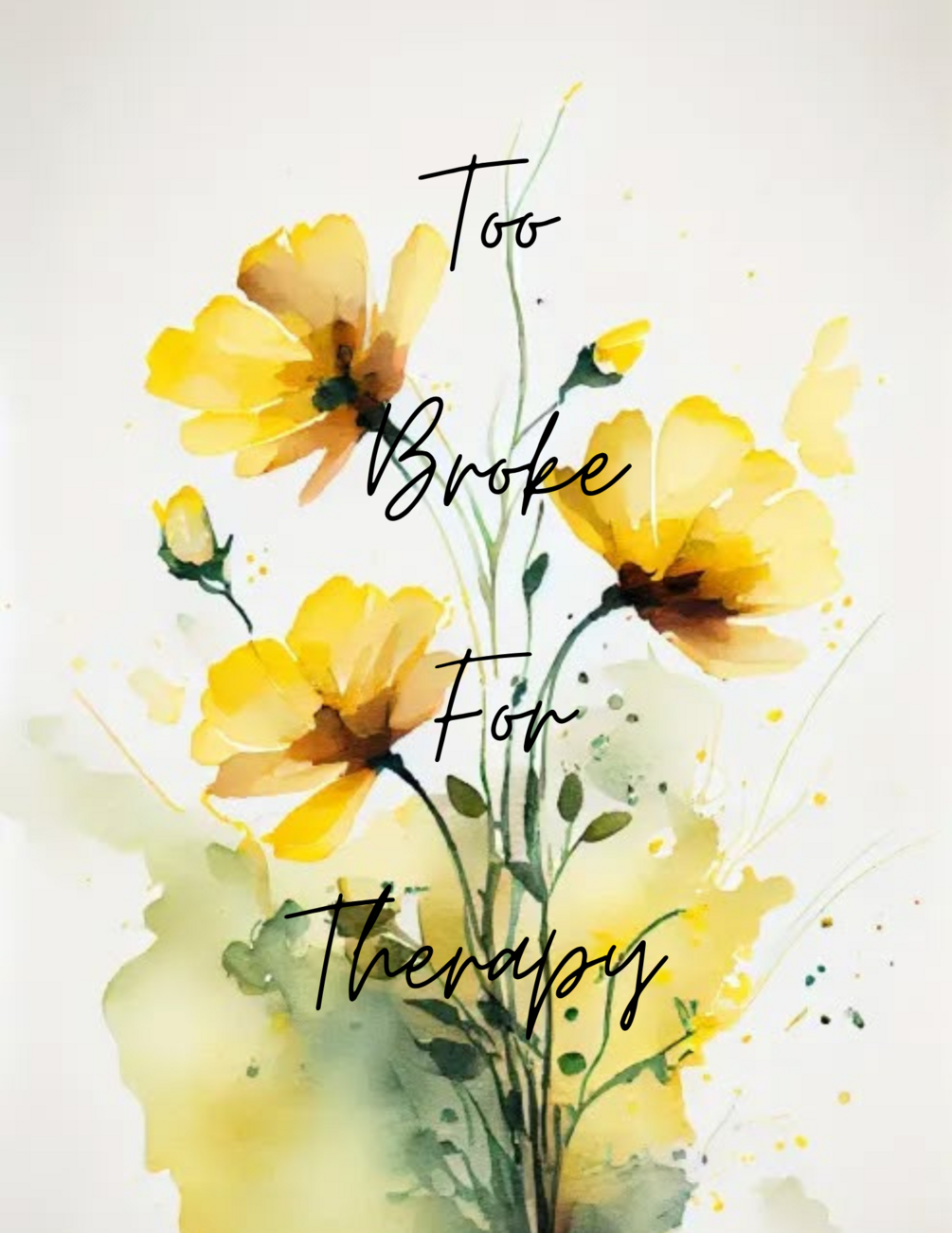 Aesthetic Pain Diary Notebook Cover....