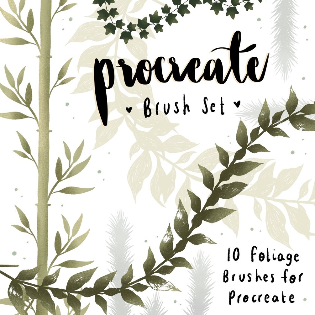 Foliage Procreate Brush Set