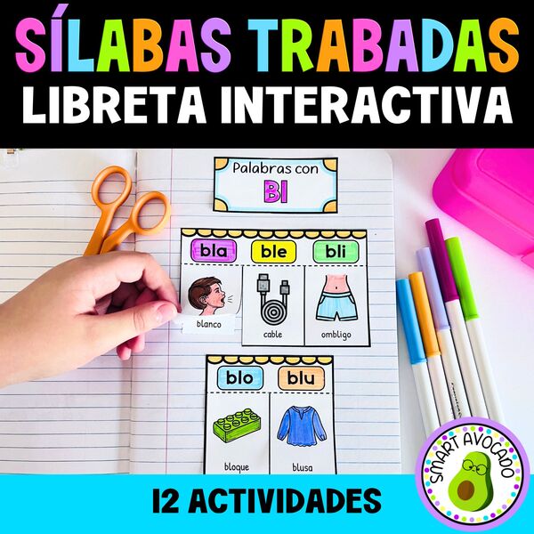 Sílabas Trabadas: Actividades y Práctica, Spanish Syllables - Blends ...