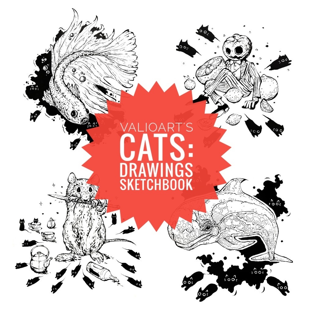 CATS: INKTOBER 2020 SKETCHBOOK ILLUSTRATIONS