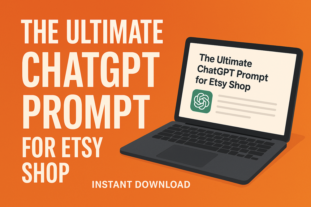 Ultimate ChatGPT Prompts Bundle for Etsy Sellers