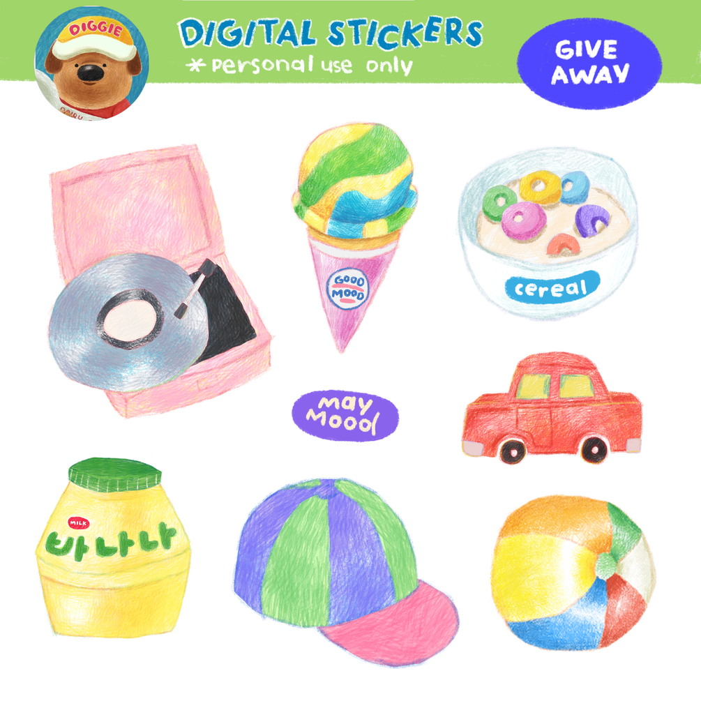 Giveaway Digital Sticker!
