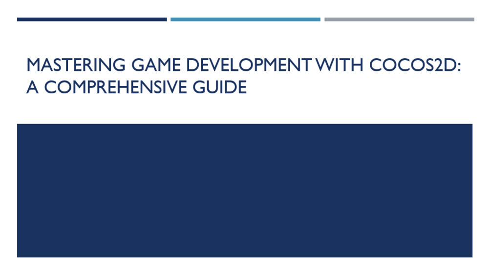 Mastering Game Development with Cocos2d: A Comprehensive Guide