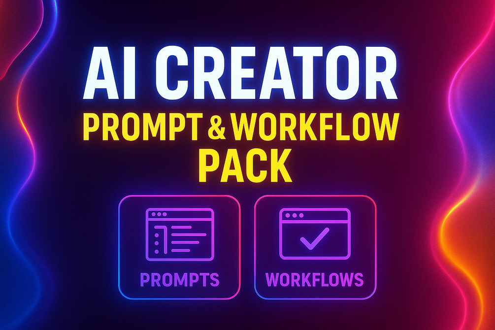 Ultimate AI Creator Prompt & Workflow Pack — 1000 Prompts + 10 Ready ...