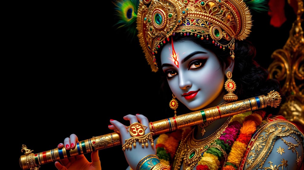 Krishna in Divine Elegance