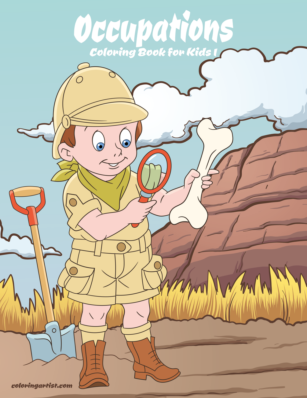 Occupations Coloring Book for Kids 1