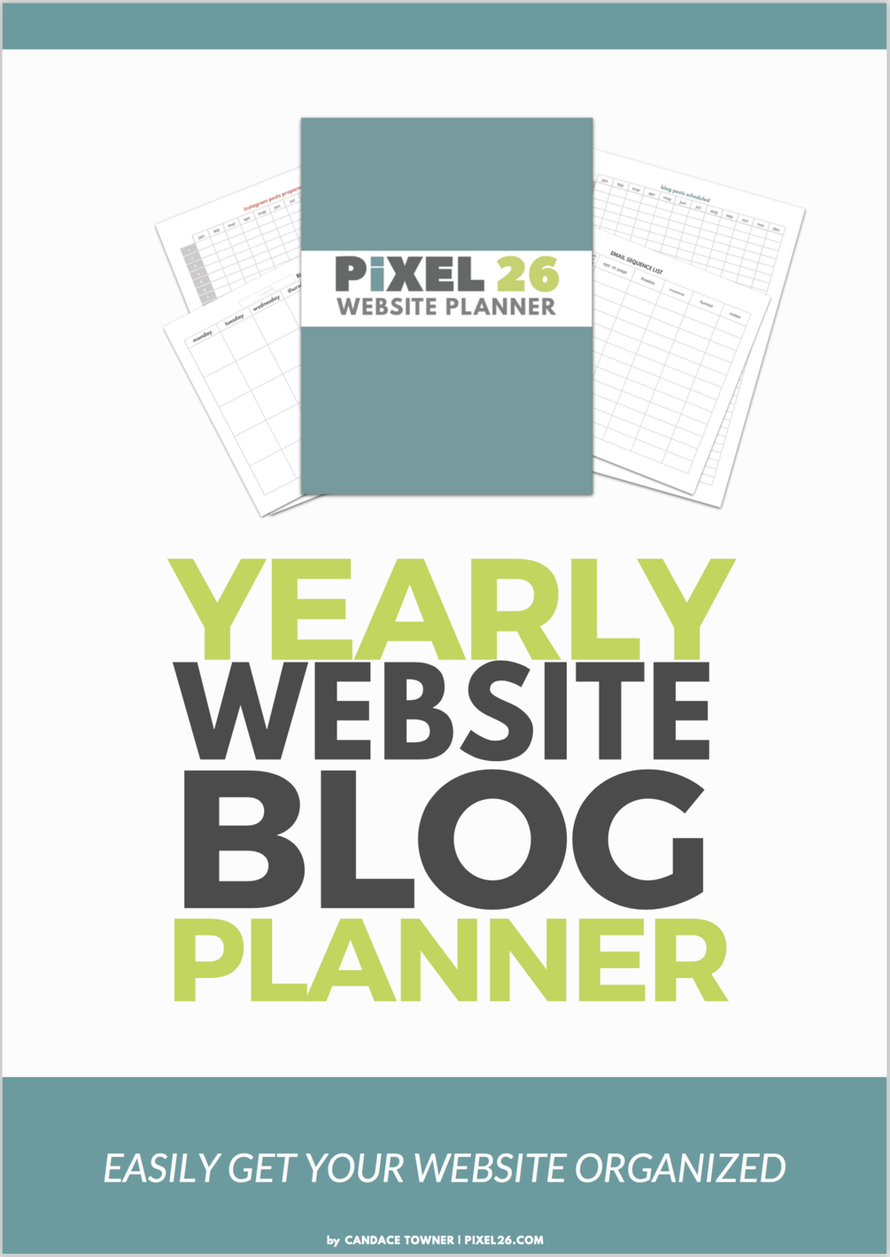 Yearly Website Blog Planner