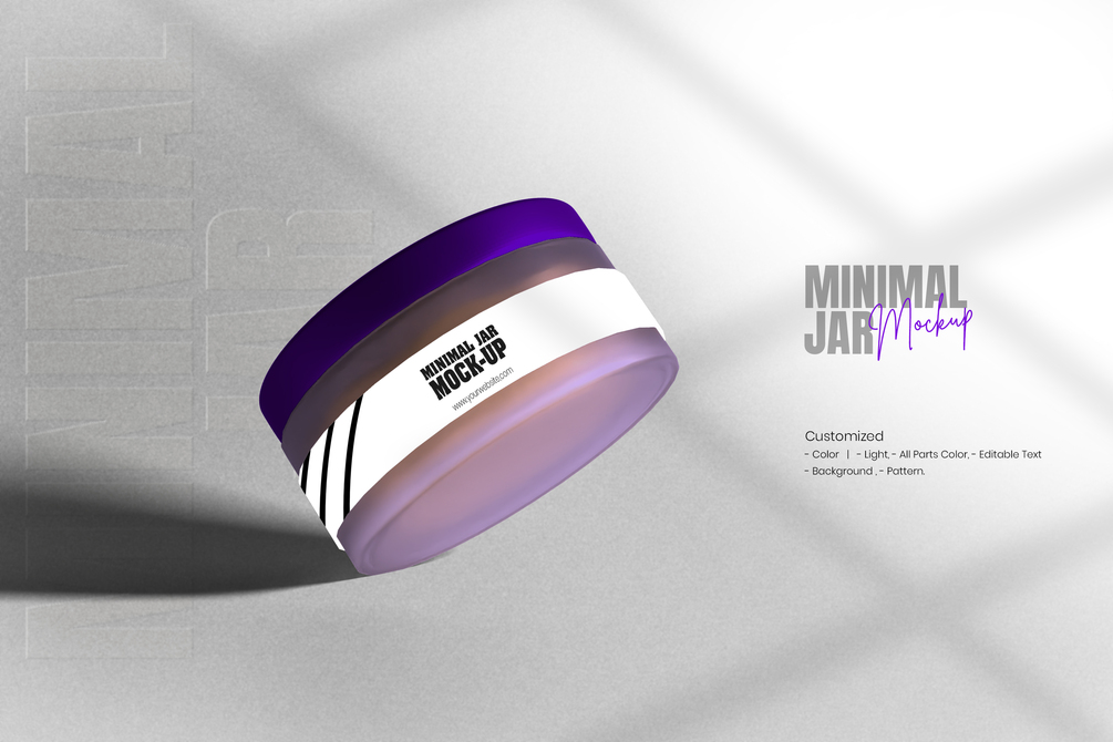 Cream jar Mockup