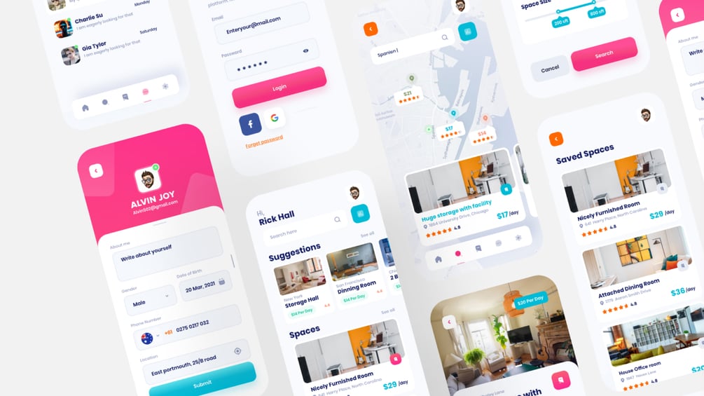 Popspace A space renting app demo