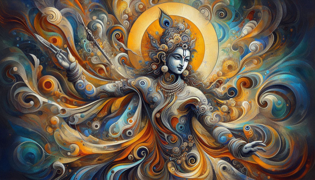 "Divine Inspiration: Abstract Expressionism Images of Gods 🎨 # ...