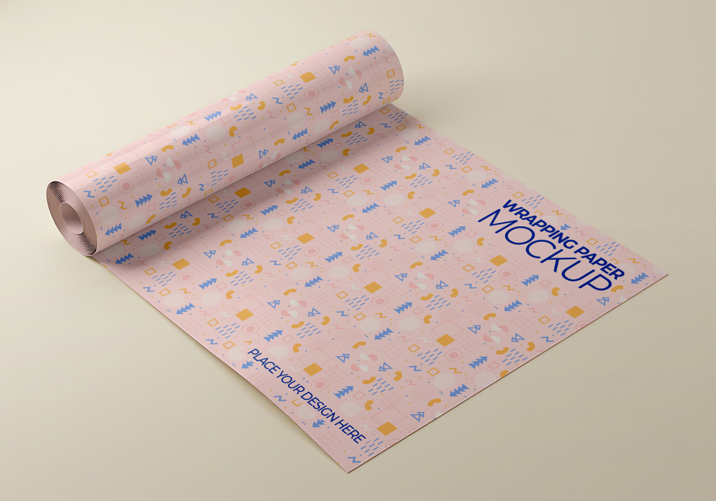 Free Warping Paper Mockup