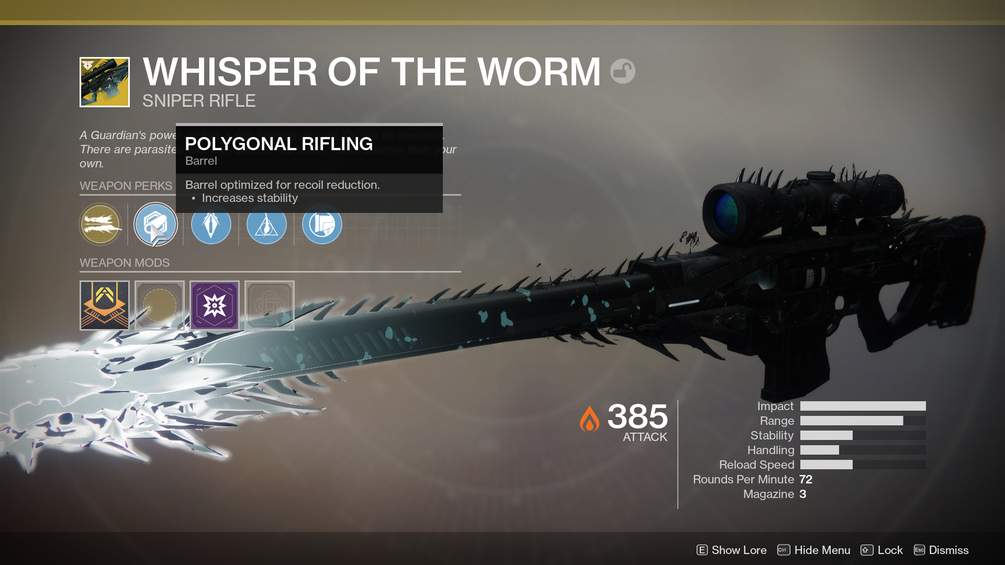 Whisper of the Worm Carry Destiny 2 PS4