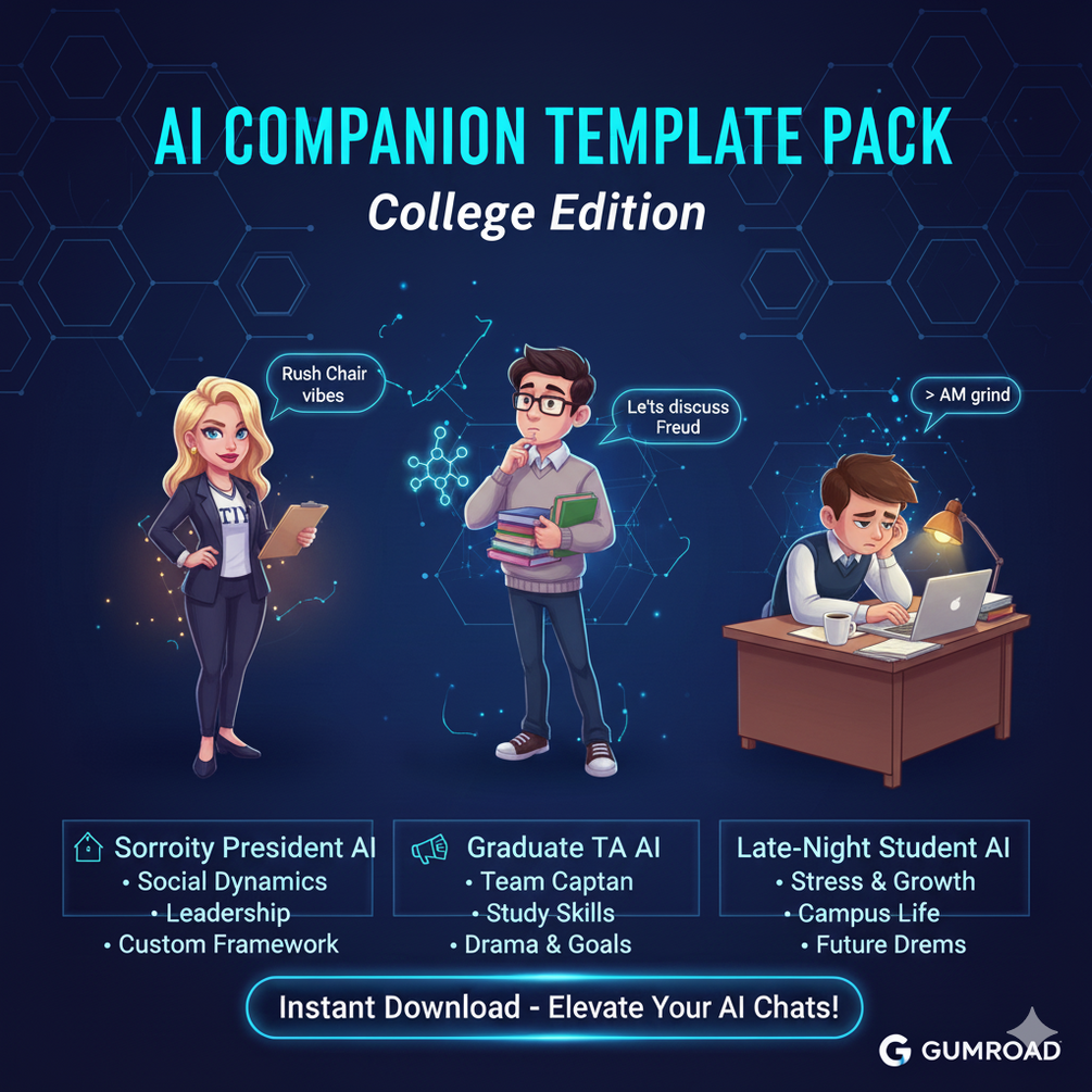 College AI Companion Template Pack