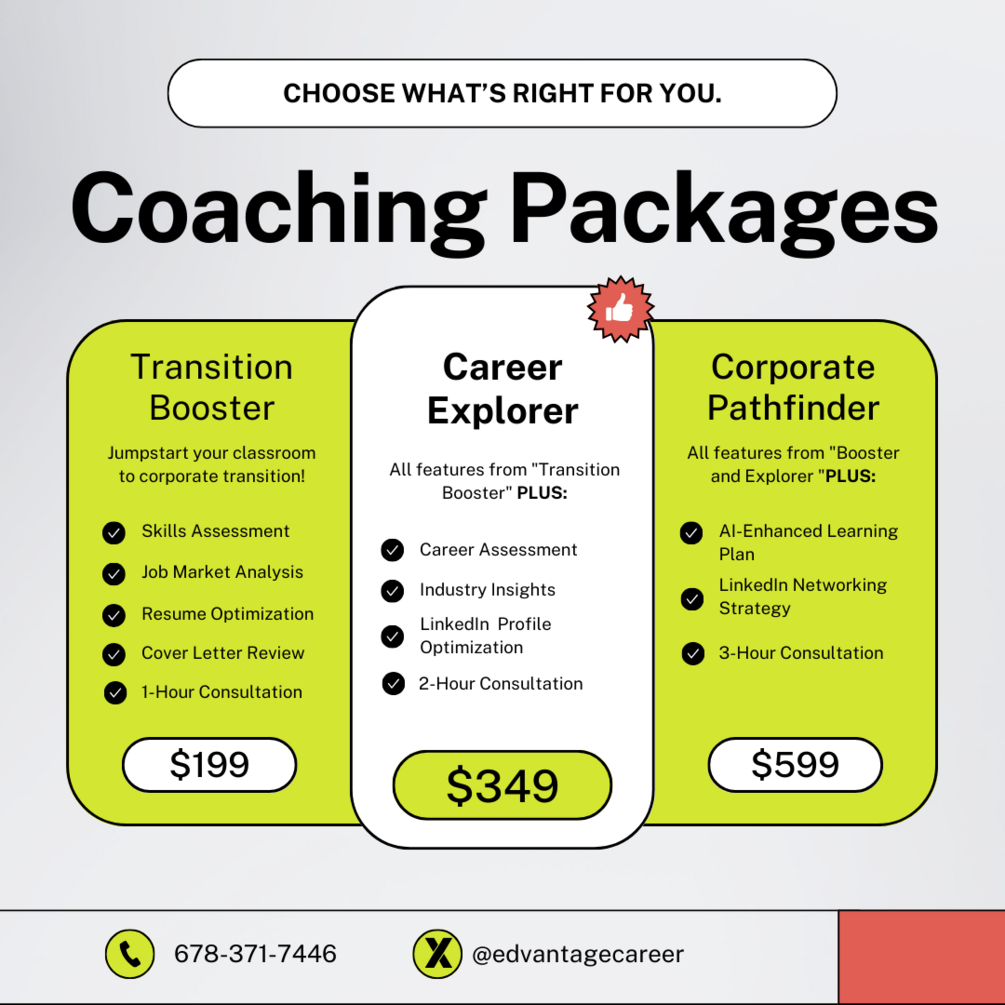 Career Explorer Coaching Package