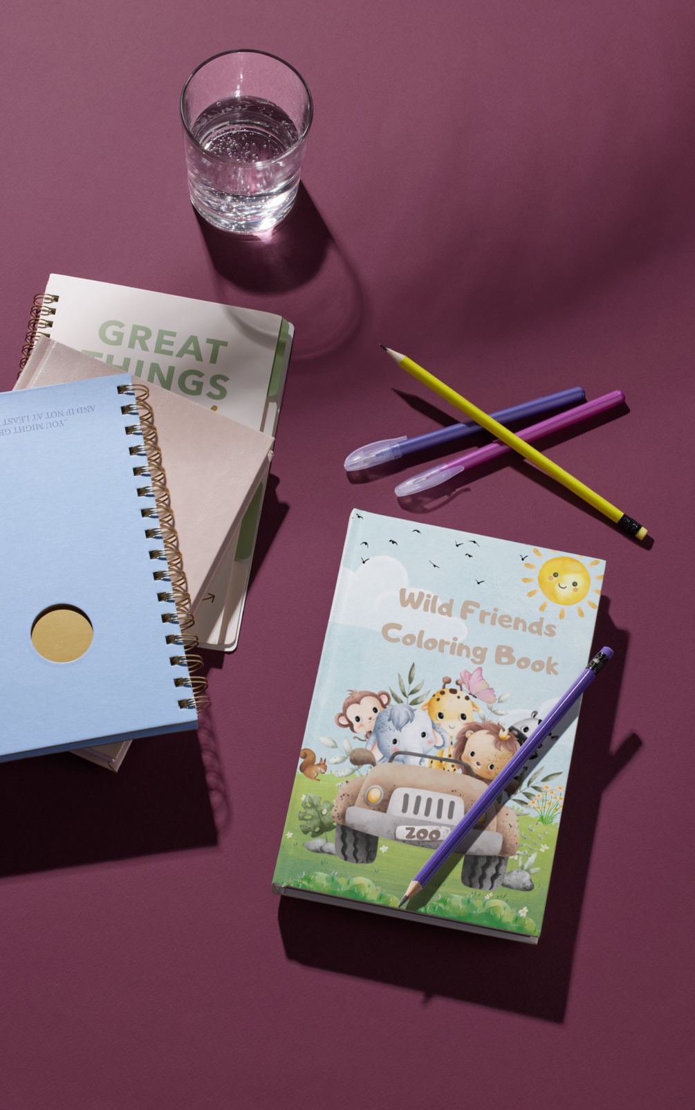 Wild Friend Coloring Book