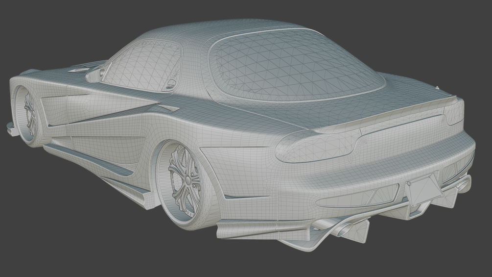 Mazda RX7 FD3S - Abflug Arde