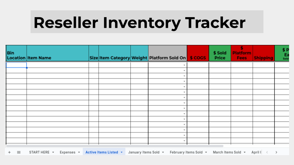 Reseller Inventory Tracker