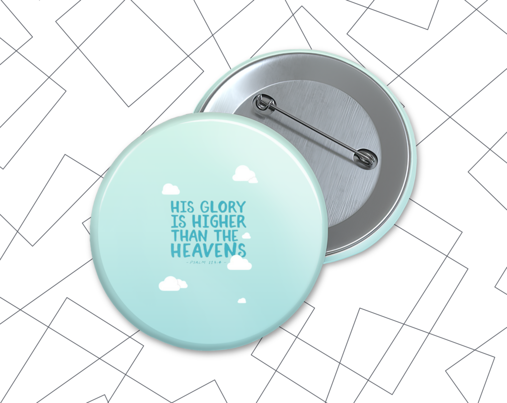 Bible Verse Pin Badge Template