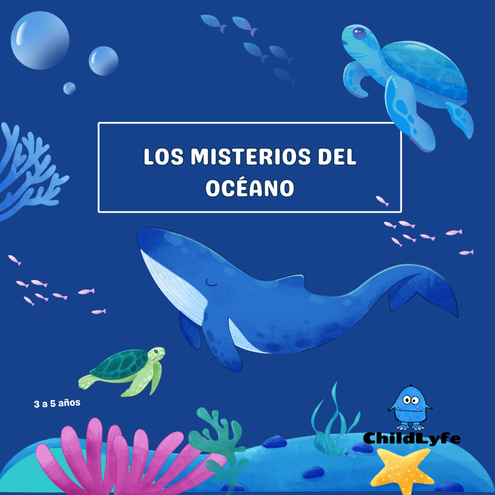 Cuaderno Infantil Interactivo: Los Misterios del Océano🐳🌊
